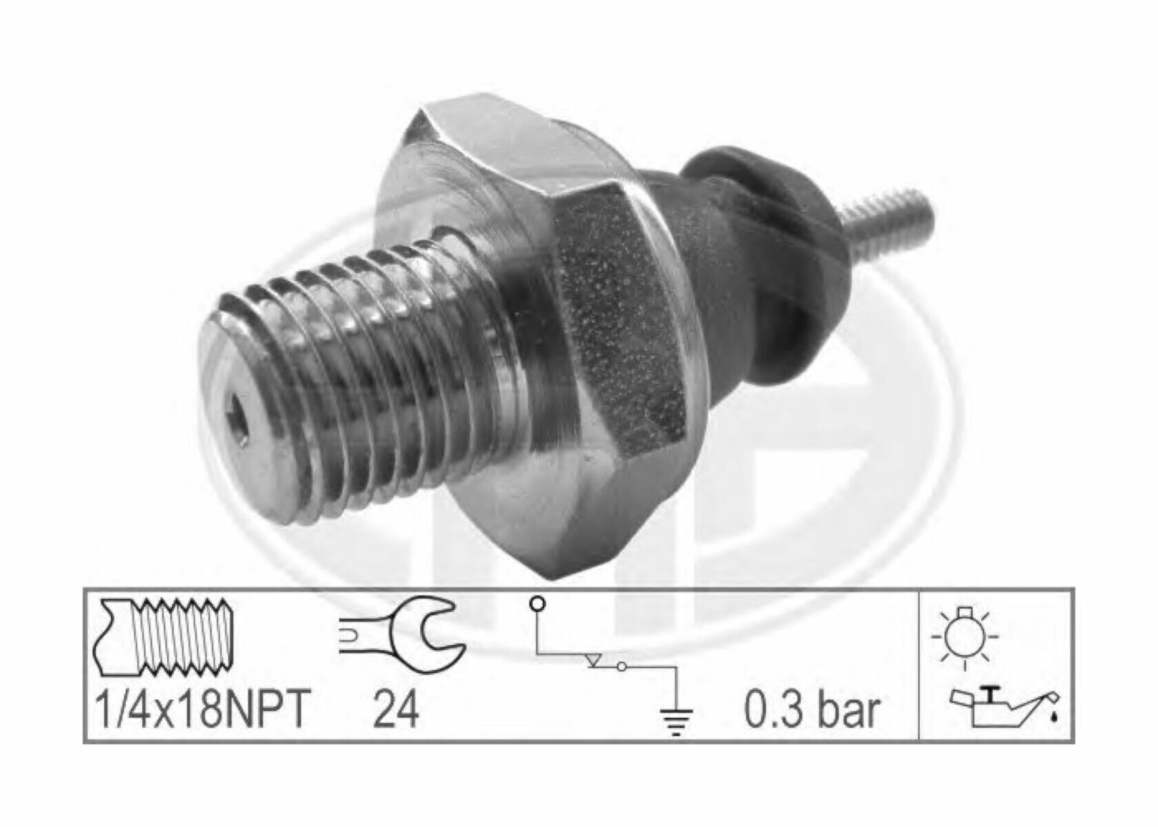 Датчик Давл. масла Ford Focus I/Mondeo I/Ii/Transit 98-04(Era 330005)