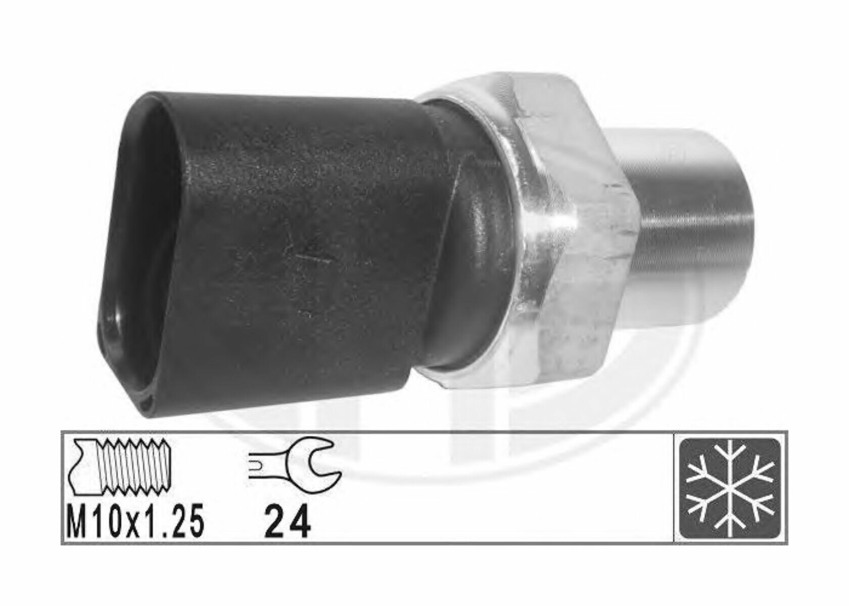 Датчик, Давление Кондиционера Audi/Vw 05->(Era 330868)