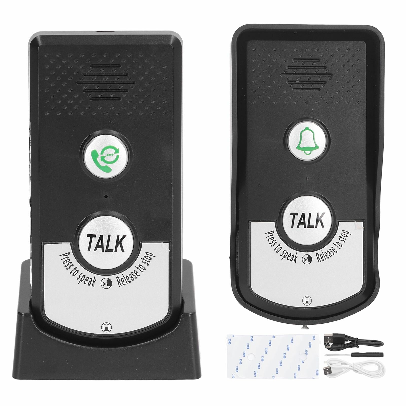 Беспроводной домофон IP54, водонепроницаемый, 3 уровня громкости