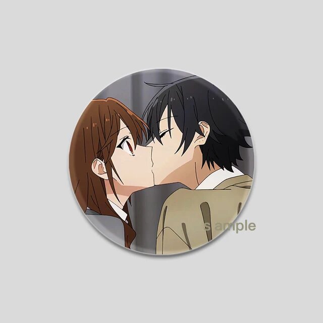 58/44/32 мм аниме CloverWorks, круглые мягкие пуговицы, милая брошь в виде фигуры для рюкзака, украшения одежды, модные подарки