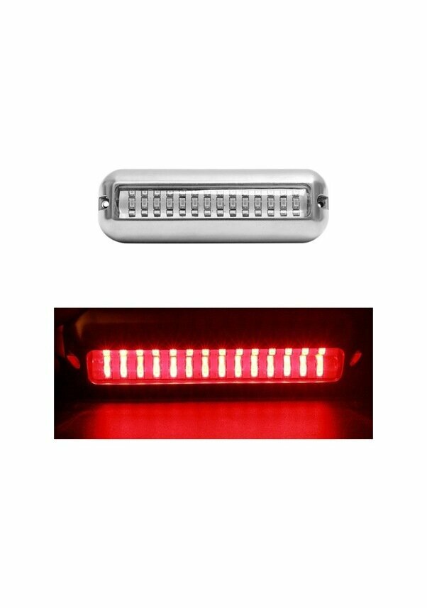 Mk-042 Корабельный/яхтный 10-30 В 42 светодиода водонепроницаемый подводный фонарь из нержавеющей стали красный свет