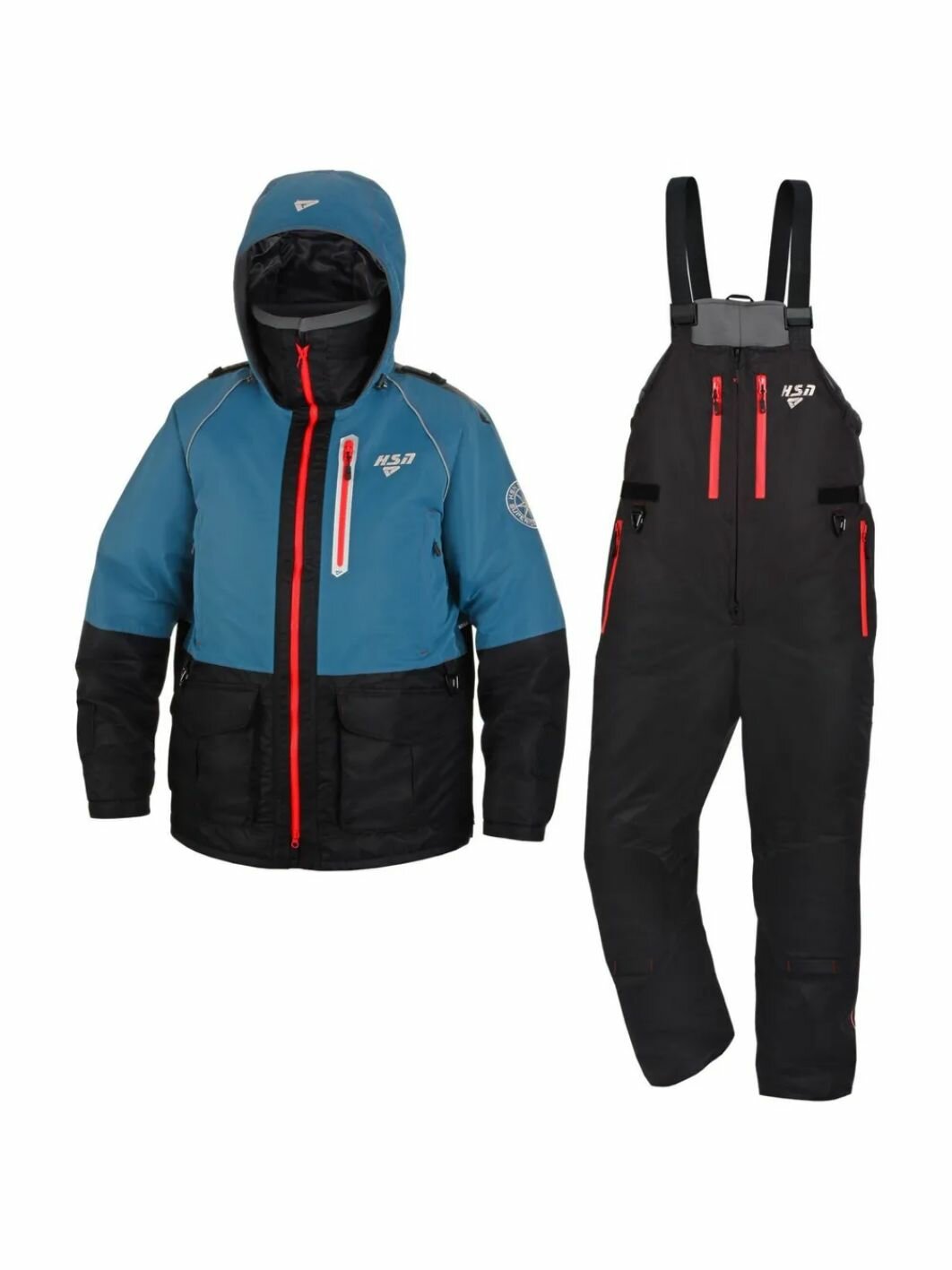 Костюм-поплавок мужской зимний ХСН Rescuer VII comfort, hardguard, бирюза, размер 50-52/170