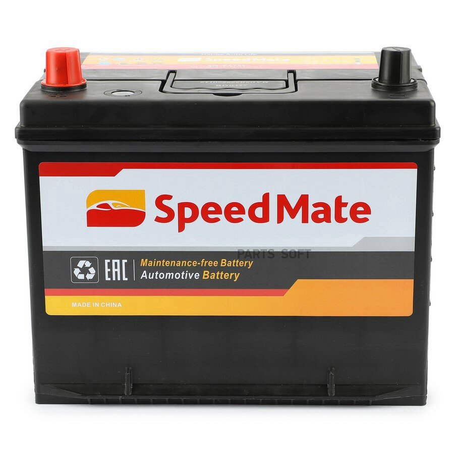 (33) SMEA755 SPEEDMATE Батарея аккумуляторная 75А/ч 630А прямая полярн. выносные (Азия) клеммы 270/173/222 от официального дистрибьютора, SPEEDMATE, артикул SMEA755
