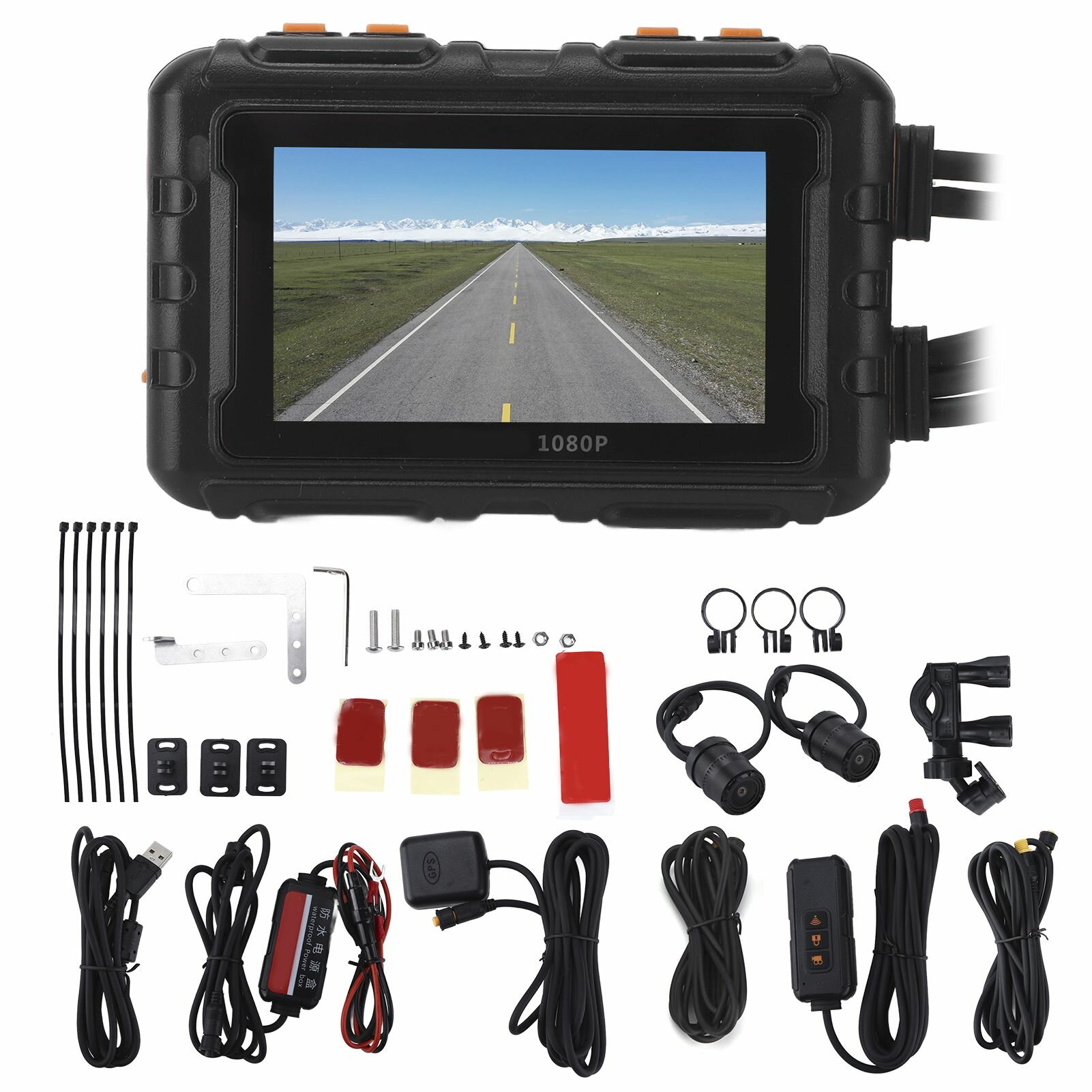 Моторегистратор 1080P, 140 обзор, водонепроницаемый DVR (MT28)