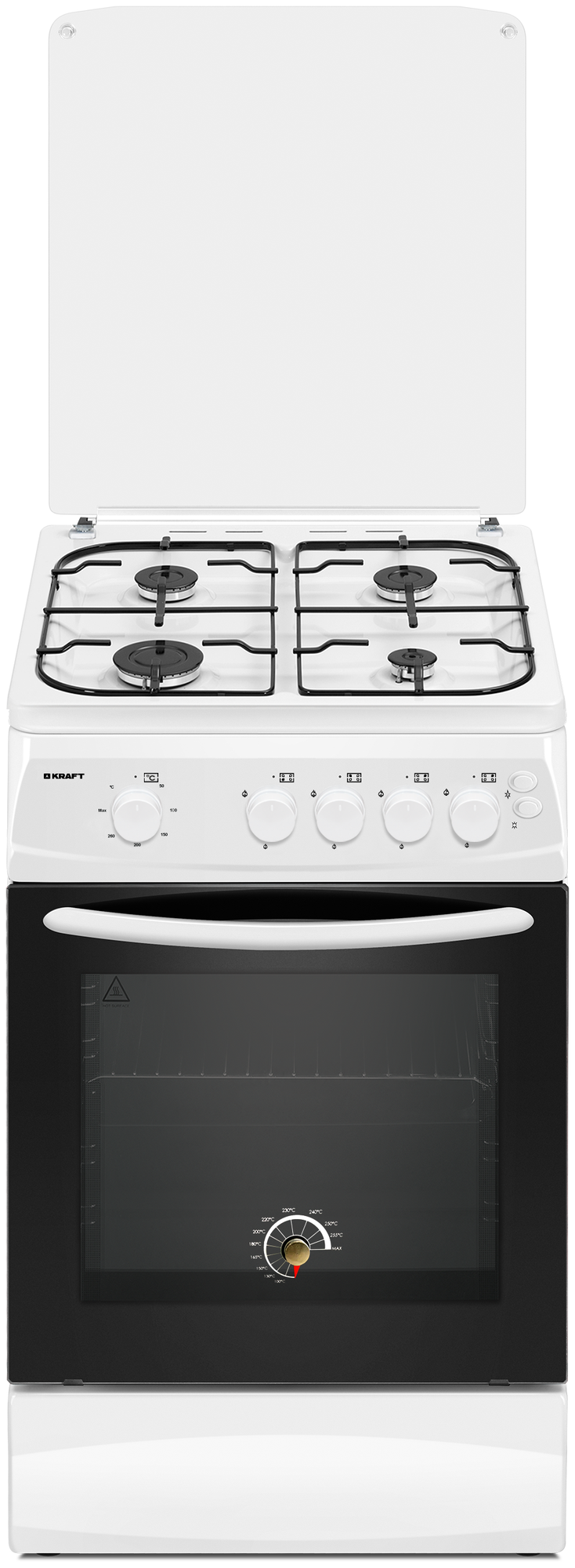 Газовая плита Kraft KF-FSK5403AGW белый