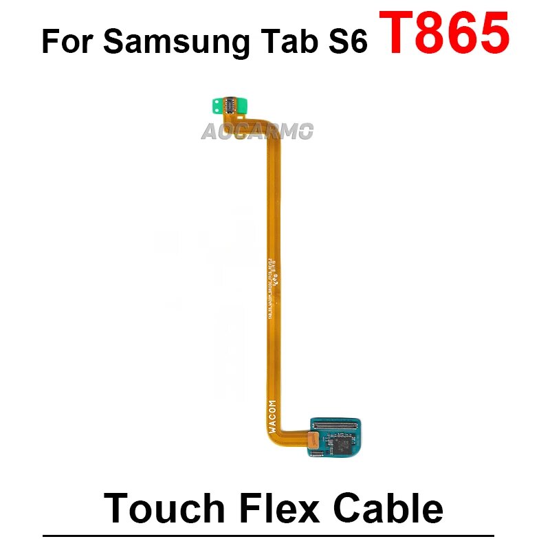 Для Samsung Galaxy Tab S6 T865 T860: Запасные части для замены гибкого кабеля подключения материнской платы и сенсорного экрана LCD
