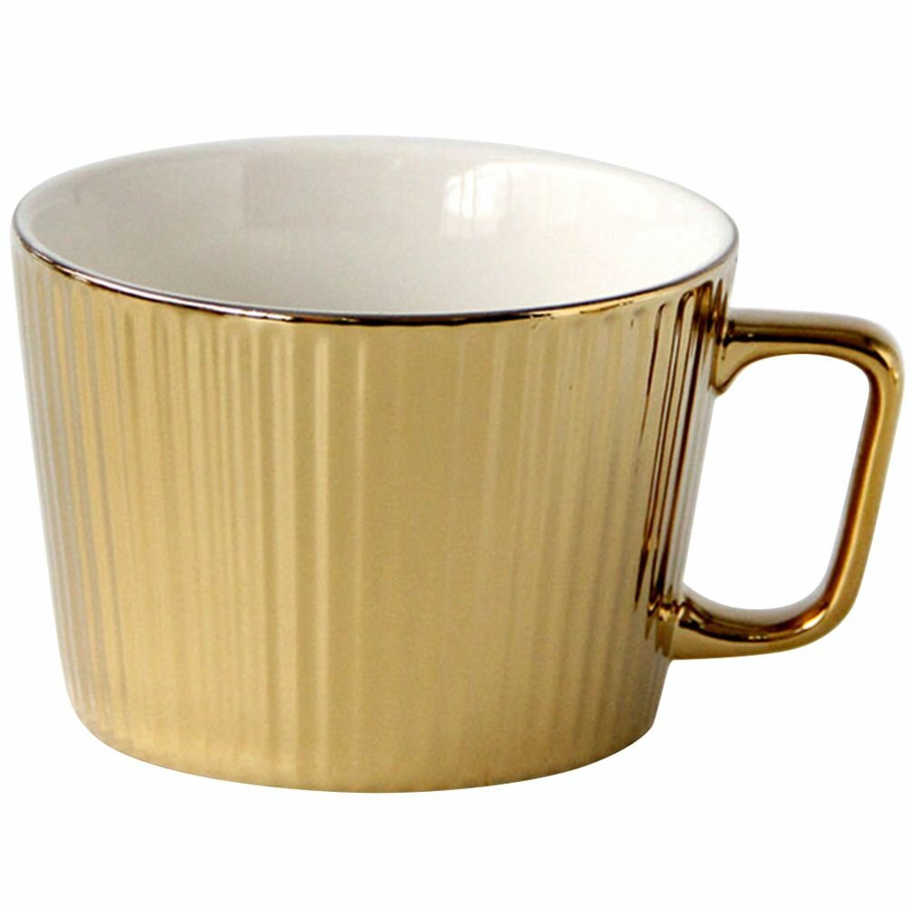 Практичная керамическая чашка, подходит для воды, сока и горячего шоколада, стильный дизайн