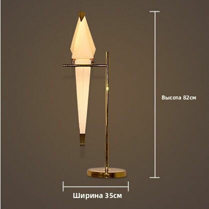 Настольная лампа в виде птицы, светодиодная LED 6W, креативный дизайн, для рабочего стола, спальни или офиса