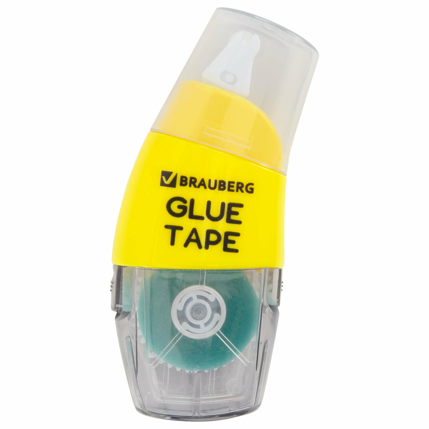 Клей-лента Brauberg Special, 6 ммх8 м, корпус жёлтый, блистер