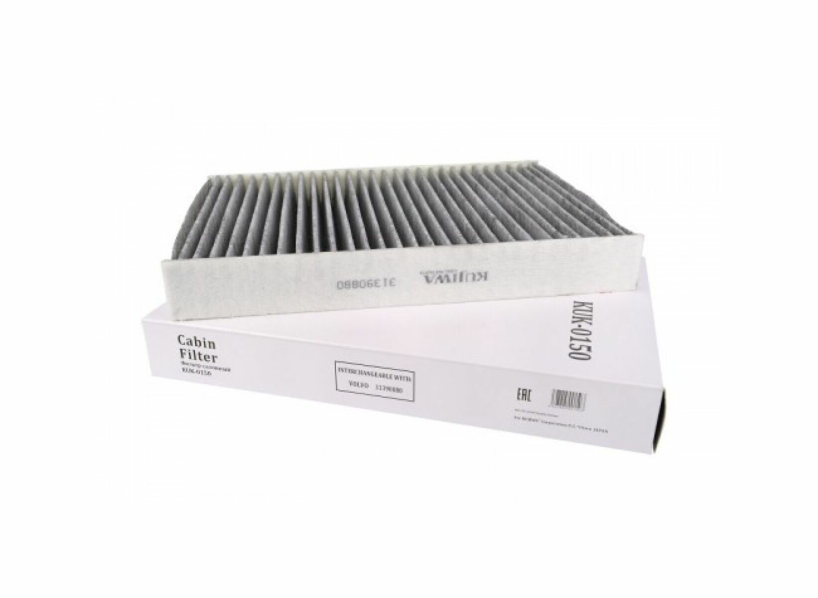 Фильтр Салона Угольный Kuk0150 Kujiwa 31390880 Volvo(Kujiwa Kuk0150)