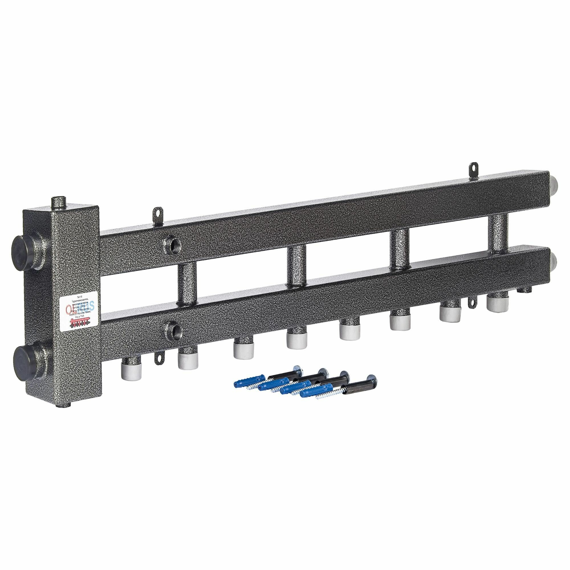 Гидрострелка с коллектором на 5 контуров (4+1), до 120 кВт, OLRUS, ГК4/1-110