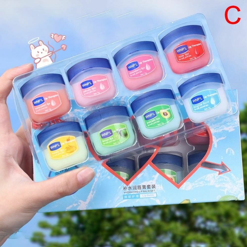 Набор бальзамов для губ 4шт/8шт