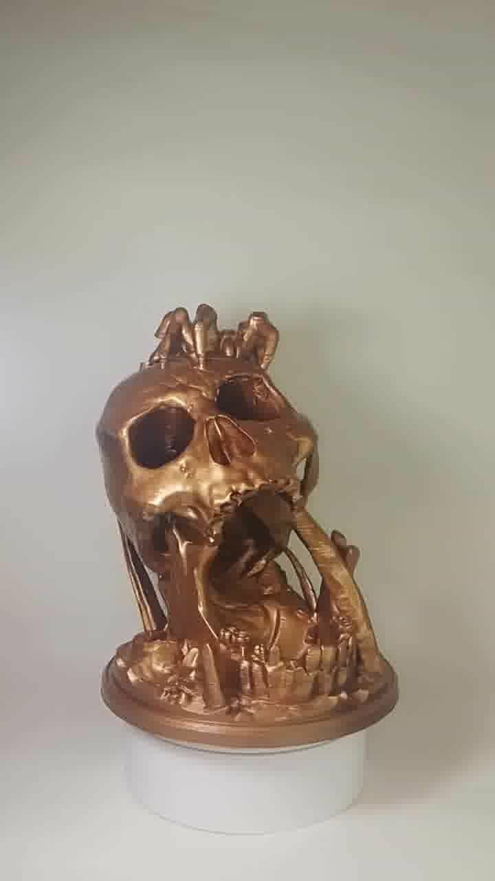 Башня dnd "Голова Великана" цвет медный, миниатюра для настольных и Dungeons & Dragons, миниатюра, дасй товер