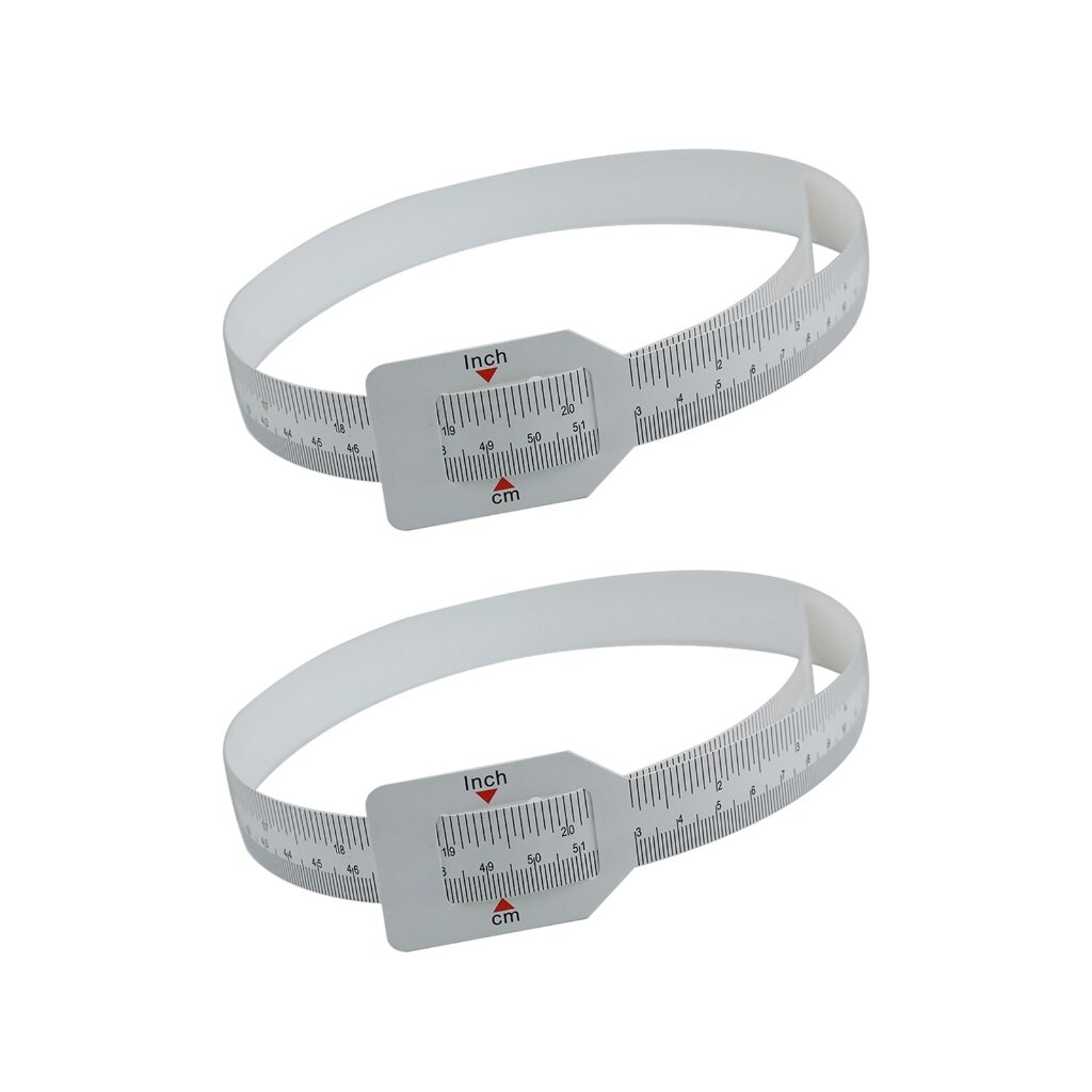 Пластиковая линейка для измерения окружности головы младенца 60 см с двойной шкалой