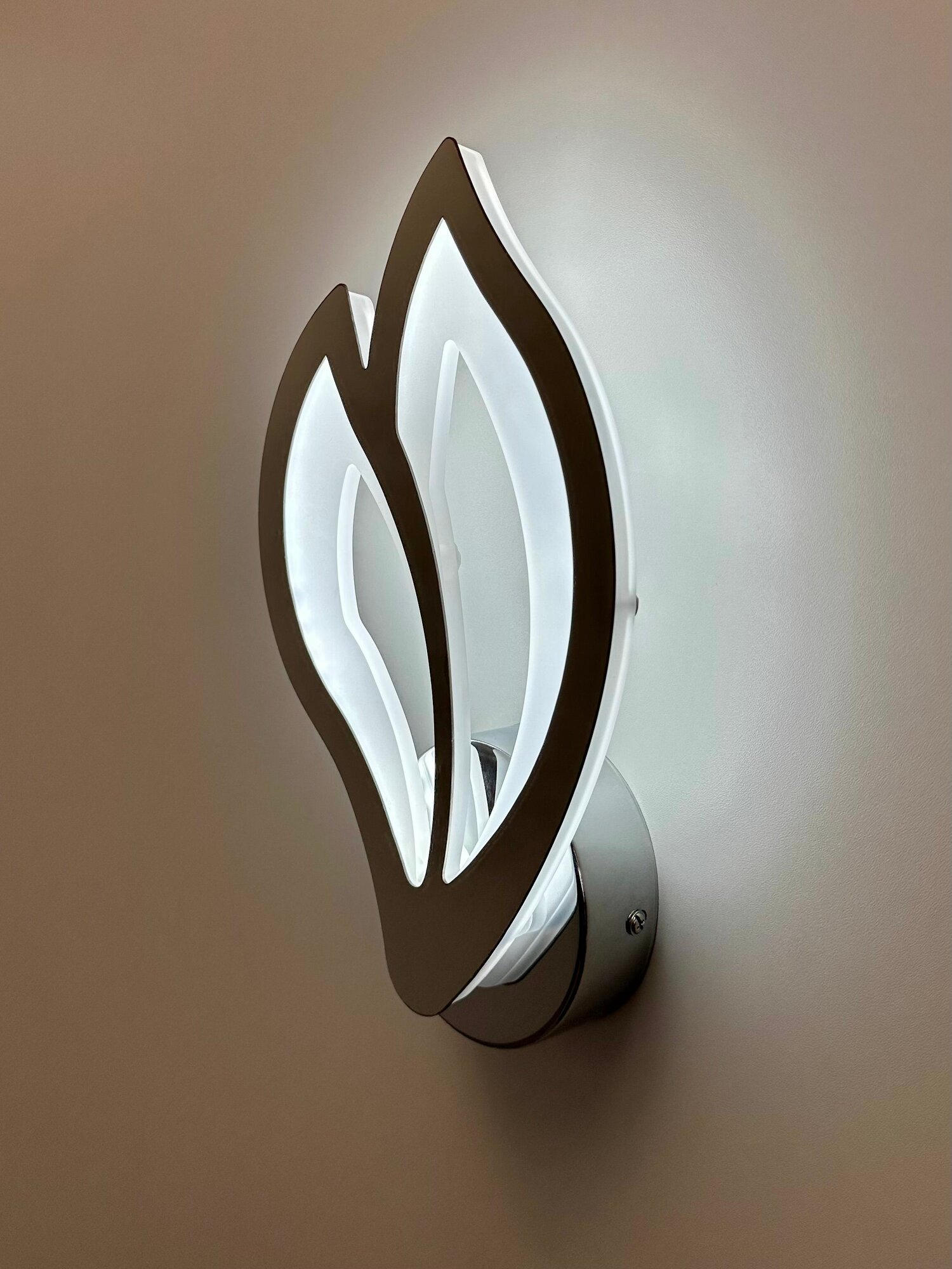 Свет Столицы Бра настенная светодиодная в цвете хром, 22 Вт