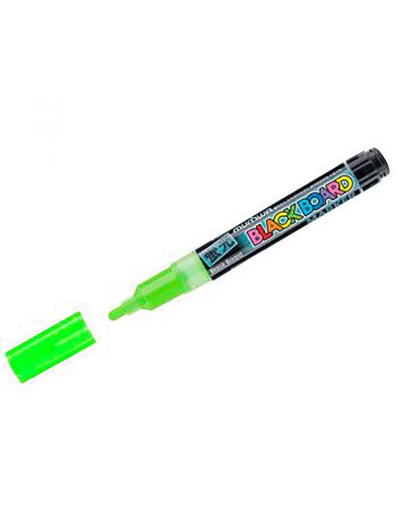 Маркер MunHwa BM-04 Black Board Marker меловой, водная основа, зеленый, 3 мм {260043} (1 шт)