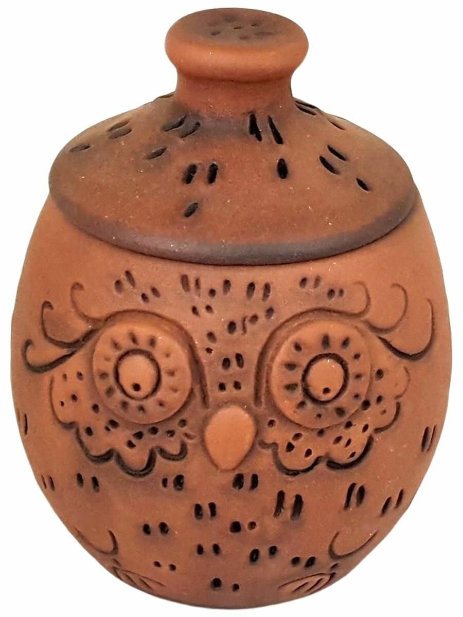 Универсальный горшочек, Сахарница "Сова", глина, керамика, ручная работа