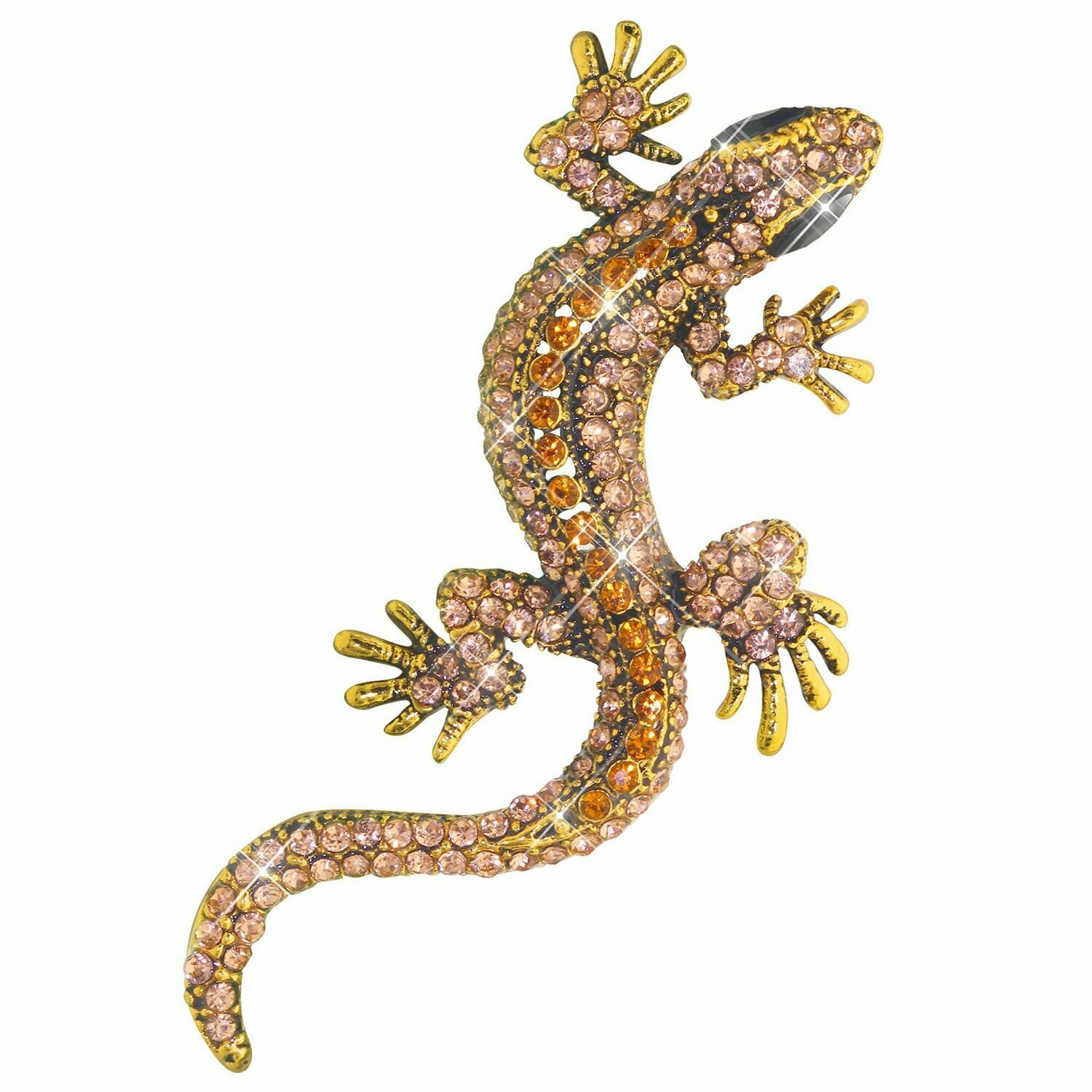 Брошь, стразы