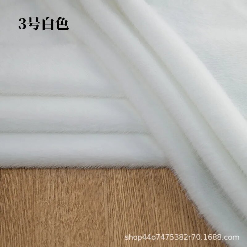 Искусственный мех норки 5 мм, ткань для рукоделия 0.5 м 100x50cm, 3
