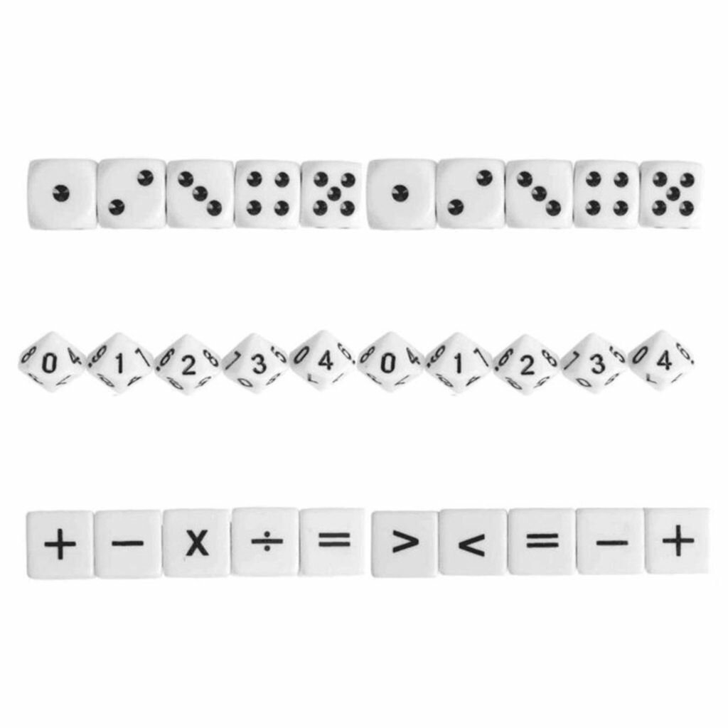 30шт, обучающие кубики 16 мм, детская математическая игра в кости