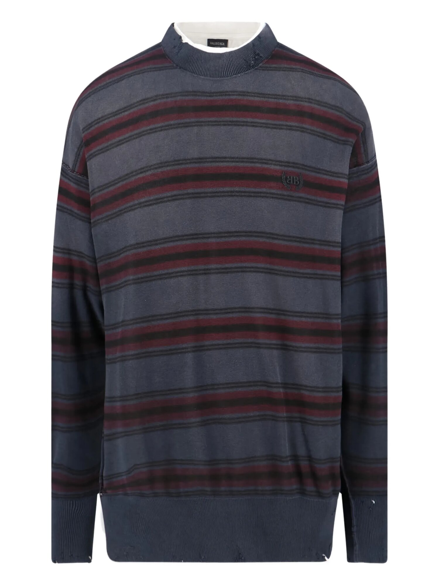 Свитер Striped distressed sweater