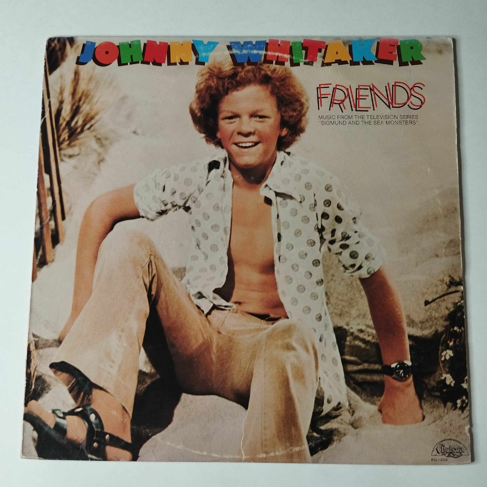 Винтажная виниловая пластинка LP Johnny Whitaker Friends Друзья (USA 1973)