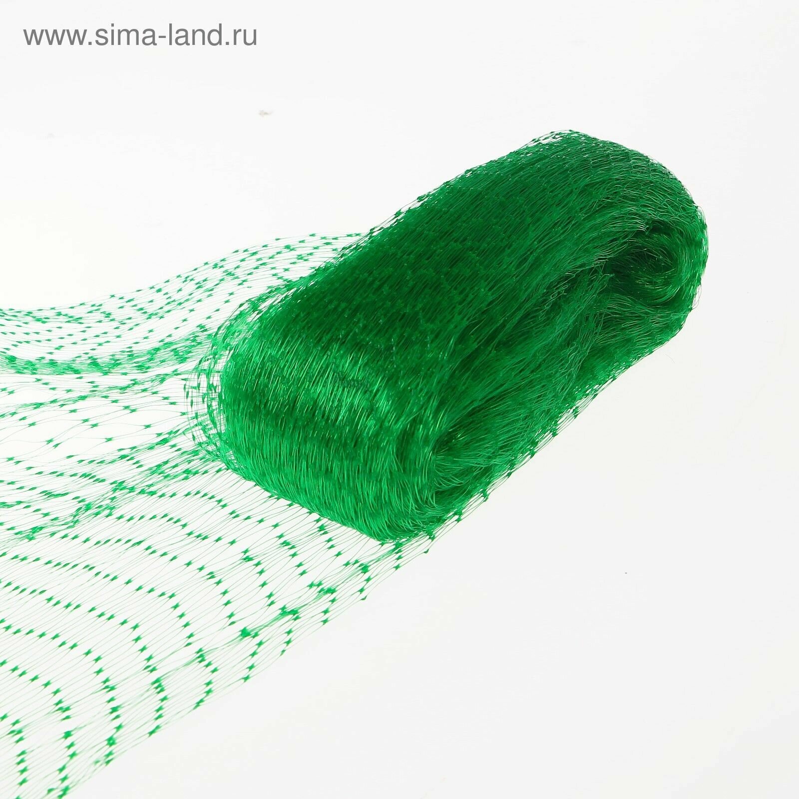 Сетка садовая, 2 х 10 м, ячейка 1.5 х 1.5 см, пластиковая, зелёная, Greengo
