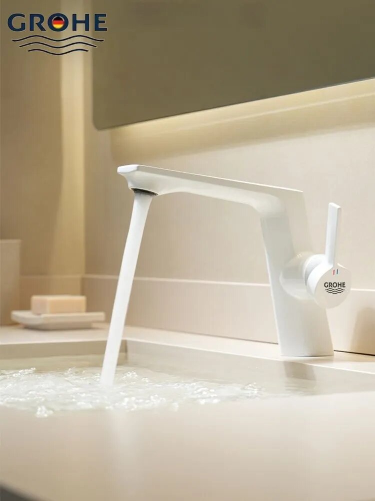 GROHE смеситель для умывальника, смеситель горячей и холодной воды для ванной комнаты