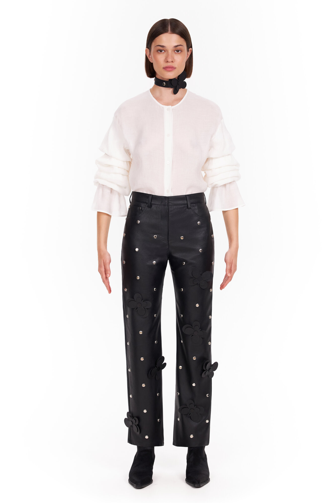 Брюки LEATHER TOUCH