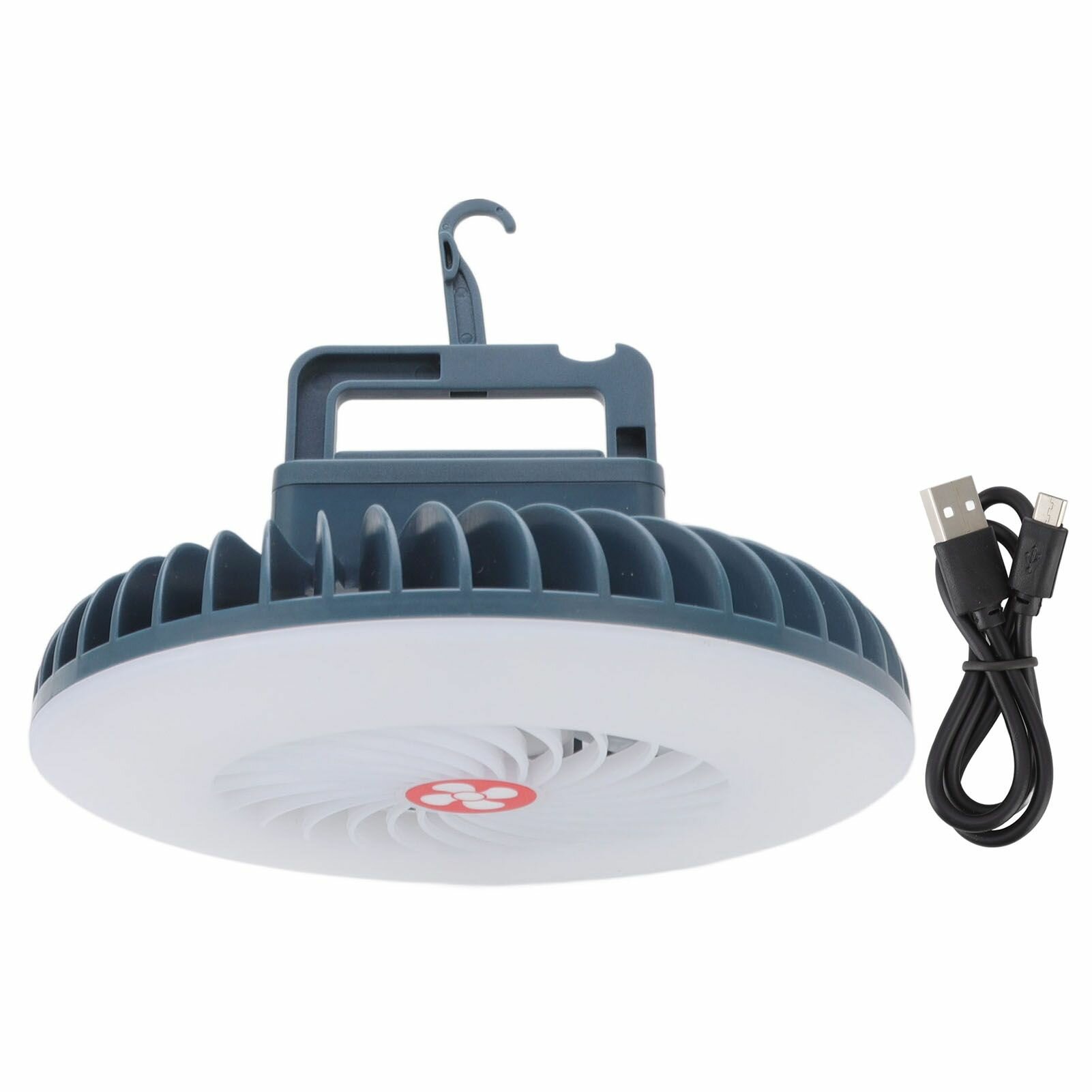 Портативный кемпинговый вентилятор со светодиодом и USB зарядкой