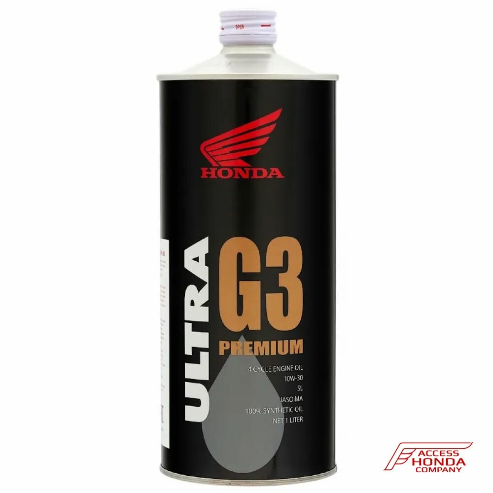 Моторное масло Honda ULTRA G3 PREMIUM 4T Motorcycle Oil 10W-30