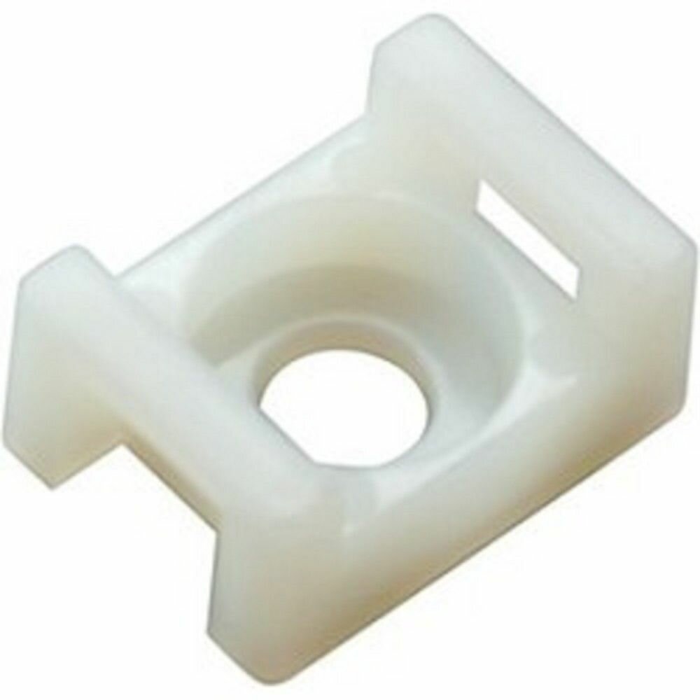 Rexant Стяжки, крепежные материалы, маркеры 07 - 2102 Площадка для крепления стяжки 22.2 х 16 мм 100 шт. белая