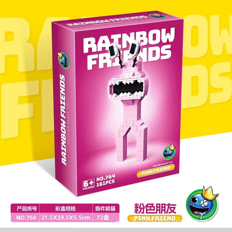 Конструктор Roblox Роблокс Радужные друзья Розовый 161 дет