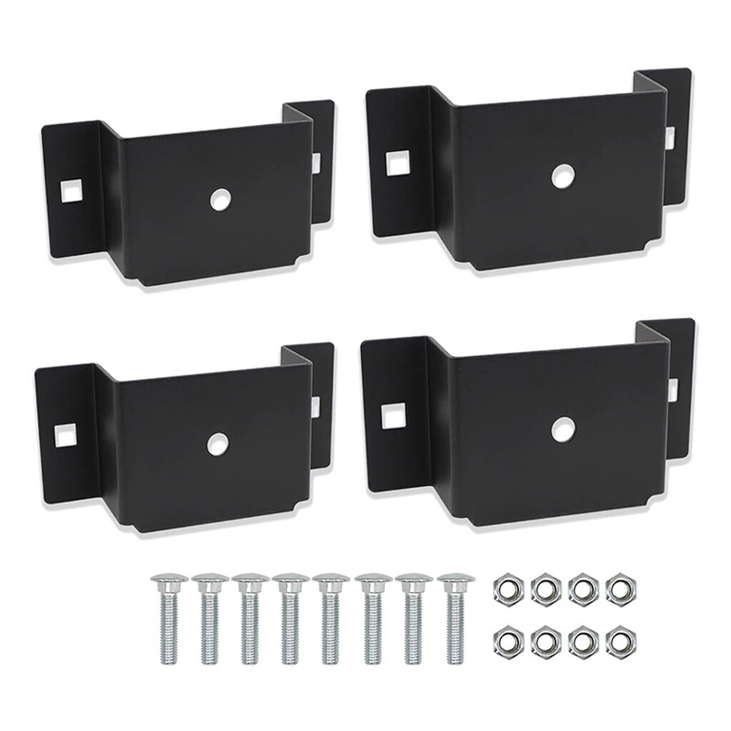 Карманы для колен для тяжелых прицепов с Монтажным оборудованием Кронштейны для кузова Грузовика Подходят для Бортовых грузовиков с деревянными панелями 2х4