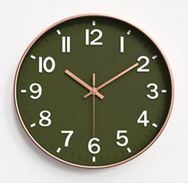 Часы настенные. Бесшумные настенные часы 29см высокого качества, красивые и модные