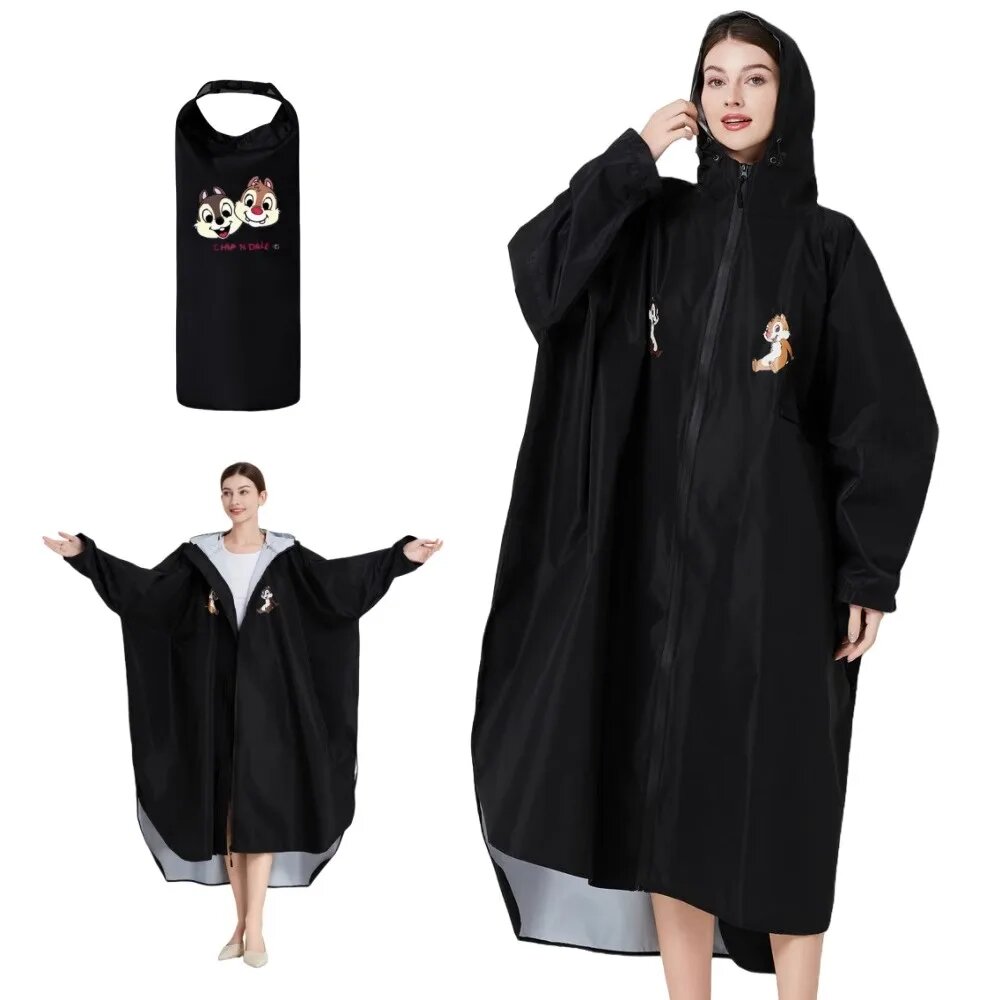 Дождевик-пончо Kmooliistory, 3XL, Черный, Унисекс