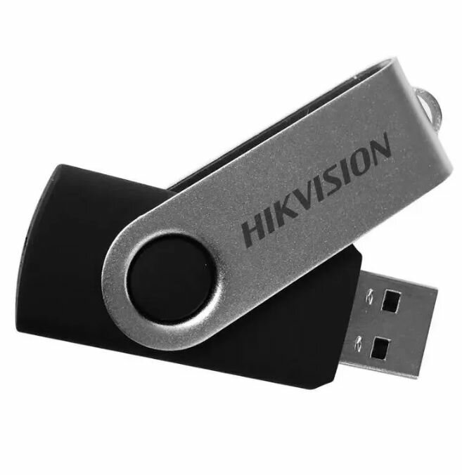 Память USB Flash 16 ГБ HIKVISION M200 (HS-USB-M200S/16G/U3) - USB 3.0, USB Type-A, вид закрывания - Поворотный, металл