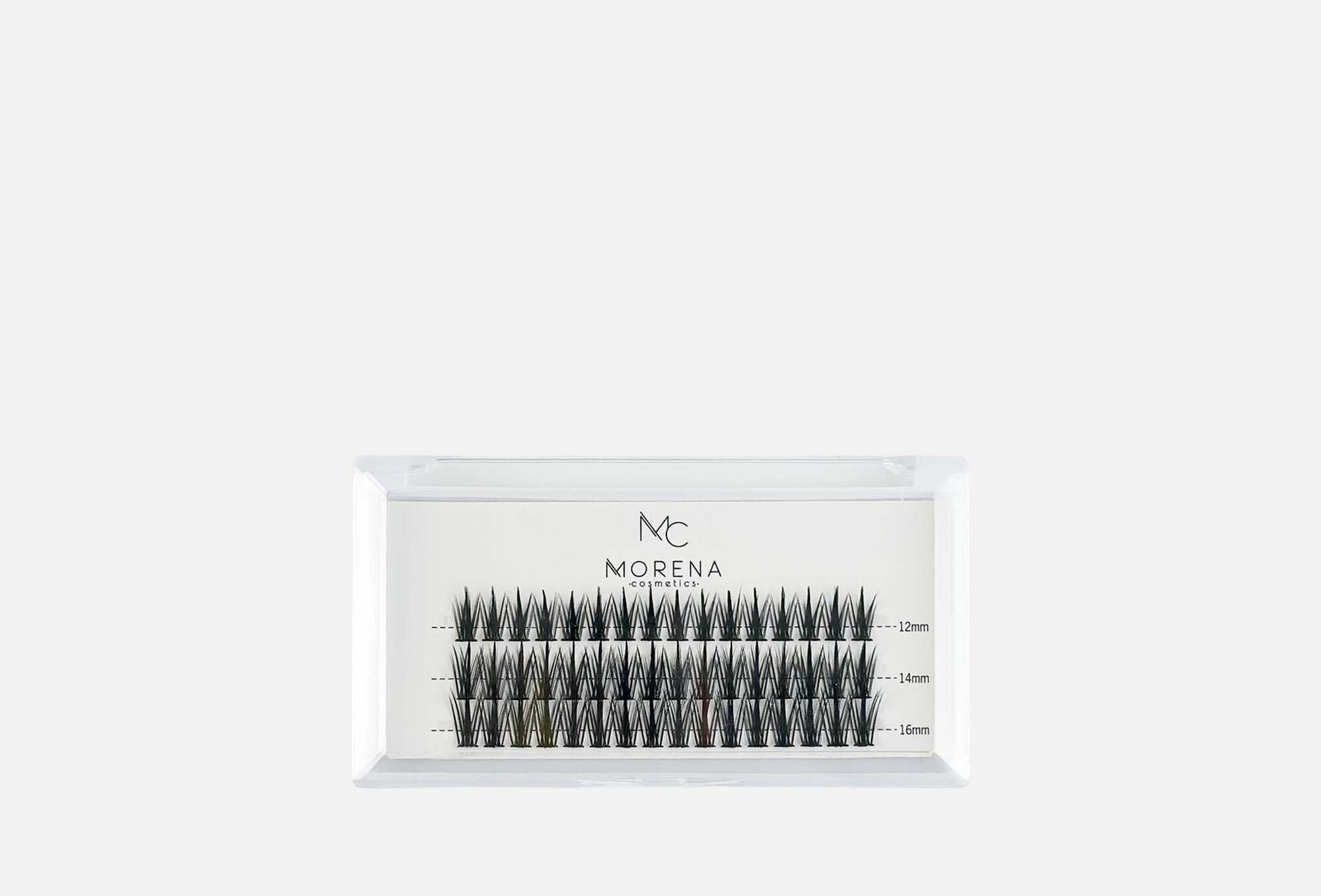 Набор накладных ресниц пучки MORENA COSMETICS 3D mix