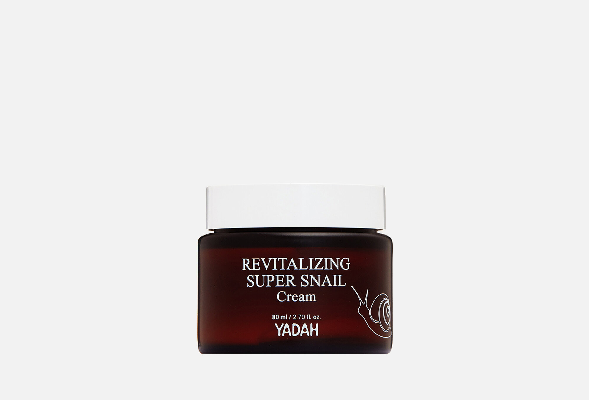 Восстанавливающий крем для лица с муцином улитки YADAH Revitalizing Super Snail Cream 80 мл