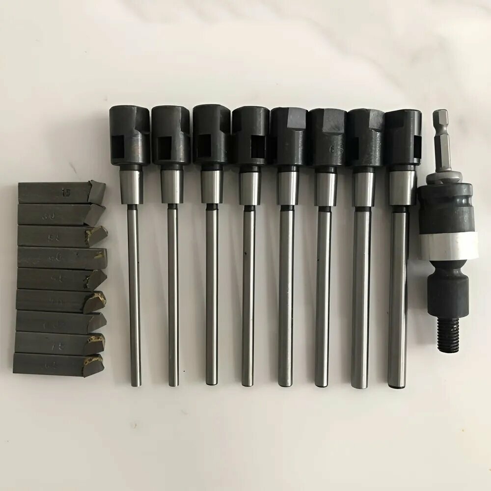 Регулируемый хвостовик твердосплавной развертки для клапанов мотоциклов, держатель токарного инструмента, алмазный ремонт седла клапана автомобильного двигателя