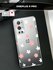 Чехол на OnePlus 9 Pro / ВанПлас 9 Про с принтом "Розовые и белые цветы", прозра...