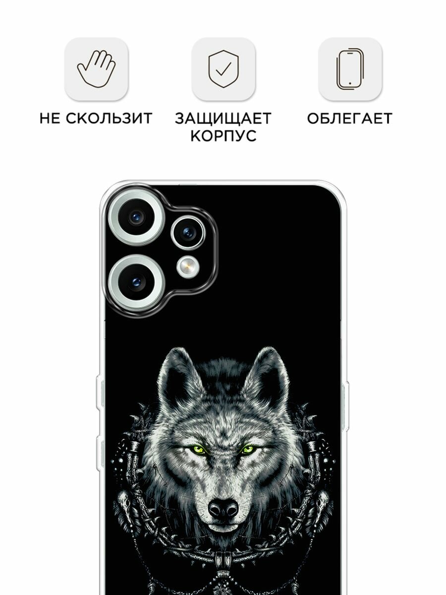 Чехол на CMF Phone 2 Pro / CMF Фон 2 Про с принтом "Волк оберег" — фото 1