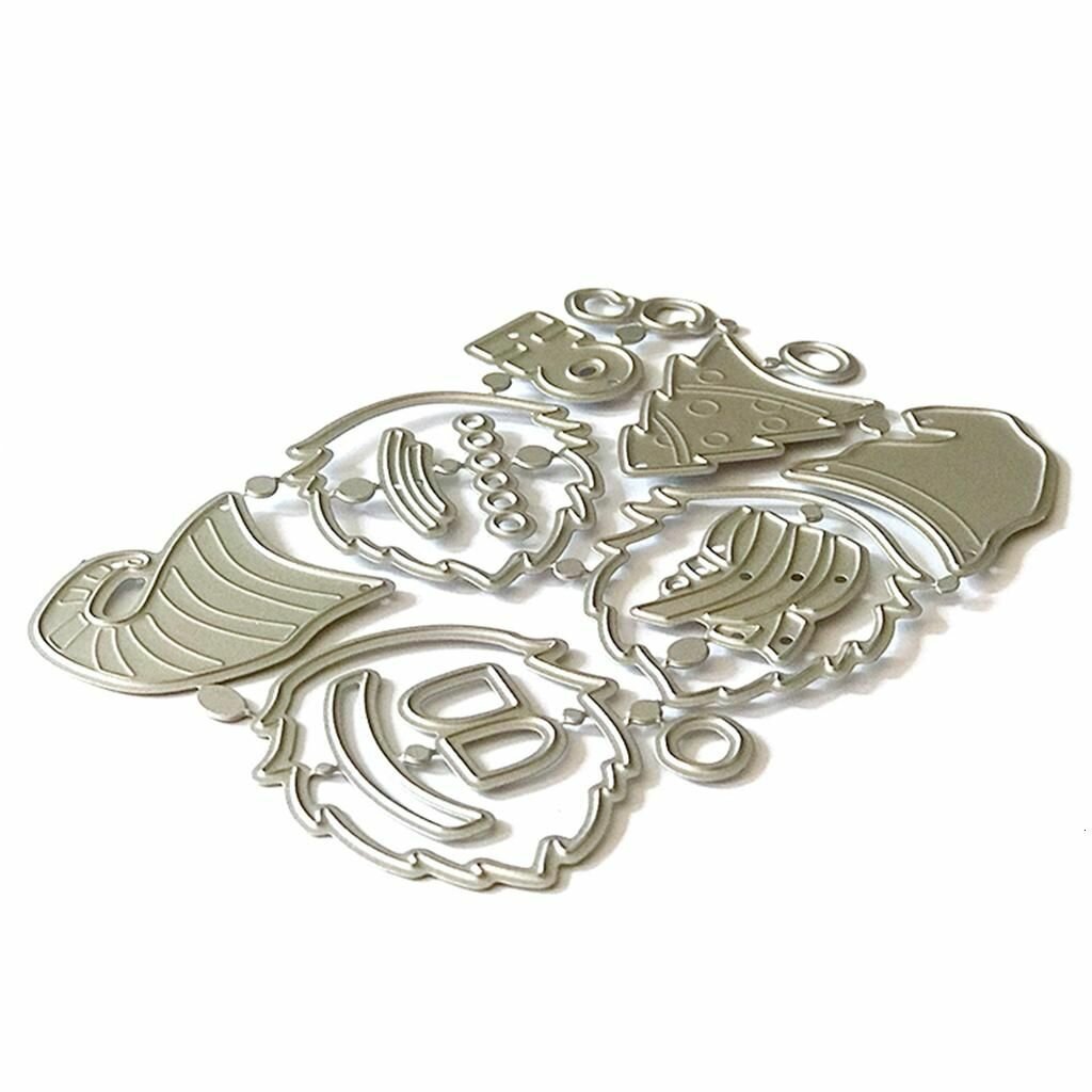 Рождественские гномы трафареты для вырезания