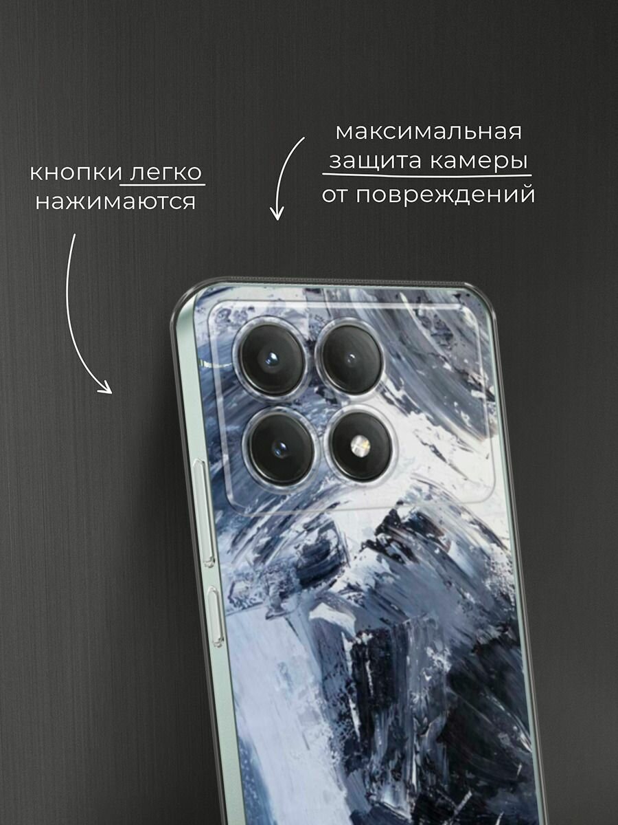 Чехол на Xiaomi Poco X6 PRO 5G / Поко X6 Про 5G с принтом "Абстракция живопись" — фото 1