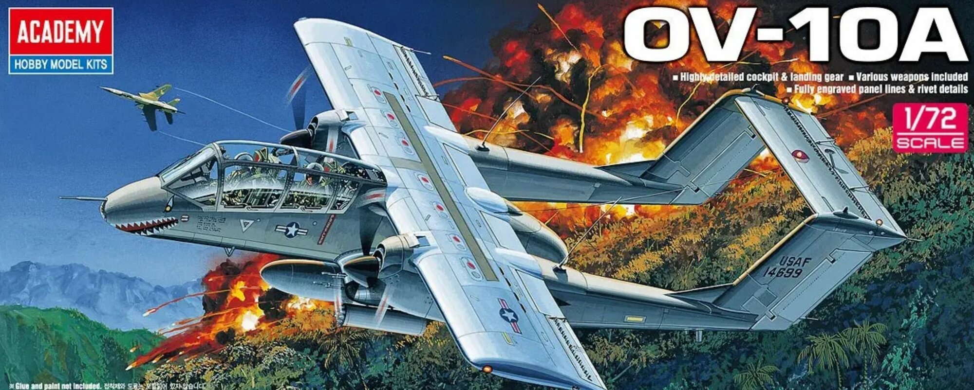 Academy AC12463 1/72 OV-10A Модель сборки самолета