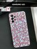 Чехол на Samsung Galaxy A23 / Самсунг Галакси А23 с принтом "Легкие бордовые сер...