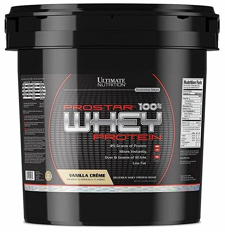Протеин Ultimate Nutrition Prostar 100% Whey Protein, 4540 гр, ваниль
