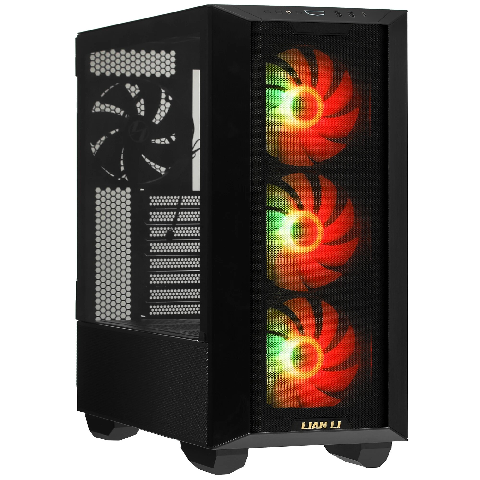 Корпус Midi-Tower Lian Li LANCOOL III TG RGB Black (G99. LAN3RX.10R)