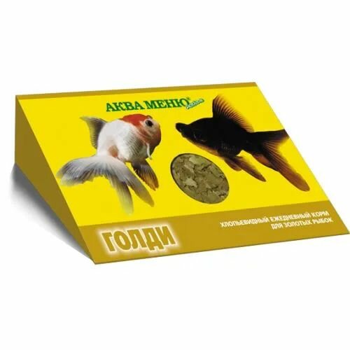 Корм Аква - меню Голди хлопья для рыб, 11 г