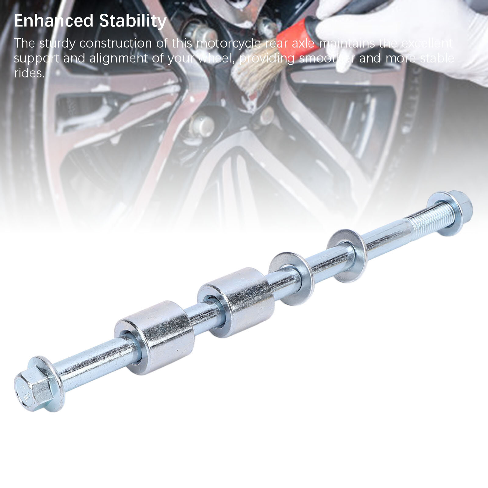 10 мм 195 мм задний обод колеса ось алюминиевый сплав для 50 куб. см 70 куб. см 90 куб. см 110 куб. см 125 куб. см 150 куб. см мотоцикл мопед скутер квадроцикл питбайк